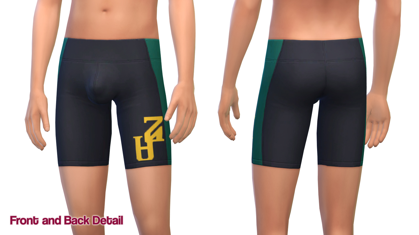 "Discover University" VPL Compression Shorts - WickedCC