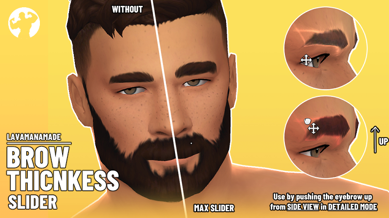 Brow Thickness Slider - WickedCC